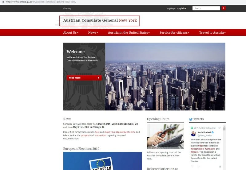 Austria Consulate General in New York - Absolute Visa Guide